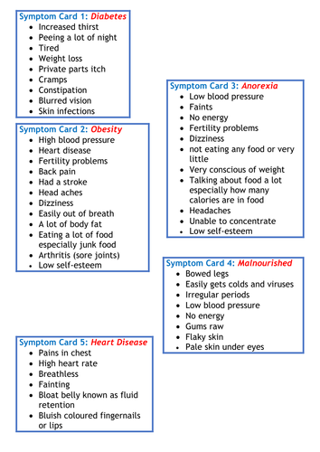 Deficiencies: Full lesson including activities | Teaching Resources