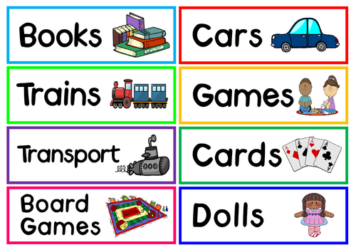 CLASSROOM LABELS TEACHING RESOURCES EYFS KS1-2 CHILDMINDER NURSERY ...