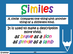 Amazing Adjectives and Super Similes | Teaching Resources