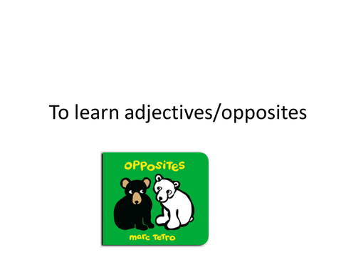 French - opposites KS2/Lower KS3 | Teaching Resources