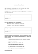 Fun examples of how punctuation can alter meaning | Teaching Resources