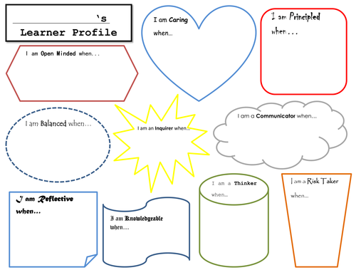 PYP MYP IB Learner Profile | Teaching Resources