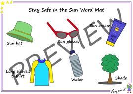 Stay safe in the sun - PowerPoint, worksheets and word mat | Teaching ...