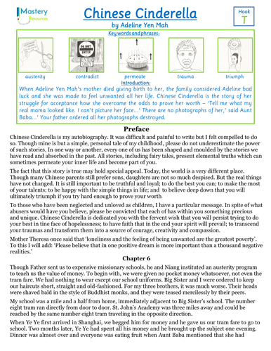Chinese Cinderella comprehension KS2 | Teaching Resources