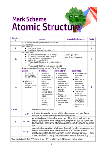 The Atom PowerPoint and Workbook - GCSE 2016 | Teaching Resources