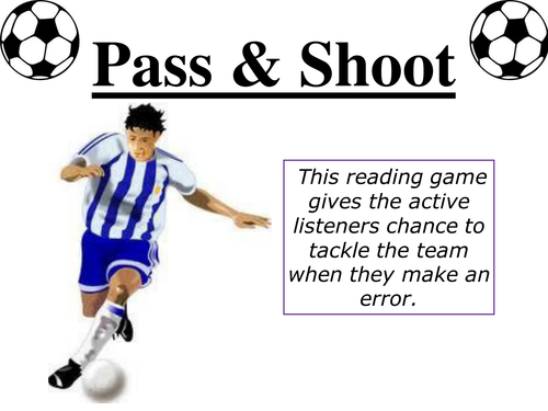 Reading Games: Football, Soccer and Touchdown | Teaching Resources