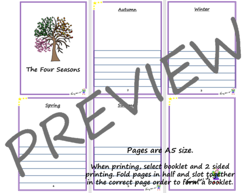 The Four Seasons Planning and Writing Templates | Teaching Resources