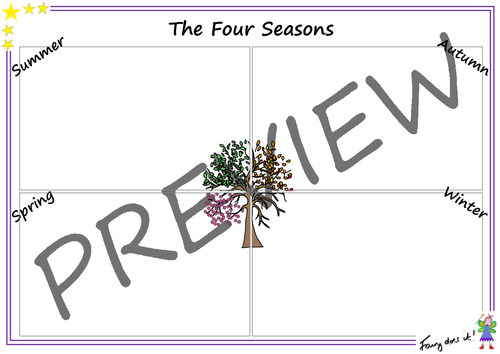 The Four Seasons Planning and Writing Templates | Teaching Resources