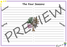 The Four Seasons Planning and Writing Templates | Teaching Resources