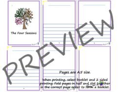The Four Seasons Planning and Writing Templates | Teaching Resources