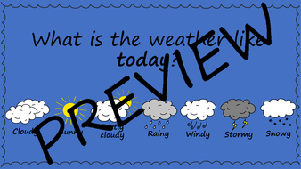 Observing the Weather Interactive PowerPoint | Teaching Resources