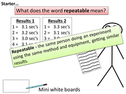AQA - reliable, repeatable, reproducible and valid | Teaching Resources