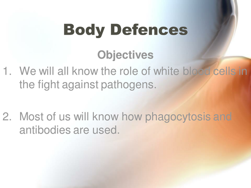 Body defences | Teaching Resources