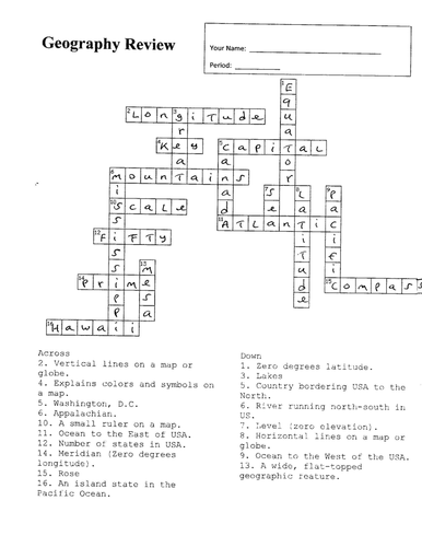 USA Geography Skills Puzzle | Teaching Resources