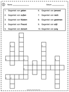 German antonyms - Gegenteile | Teaching Resources
