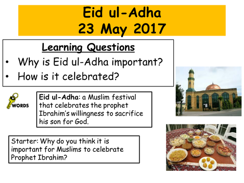 Islamic Festivals | Teaching Resources