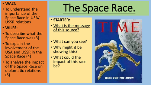 NEW GCSE The Space Race (1 - 9) | Teaching Resources