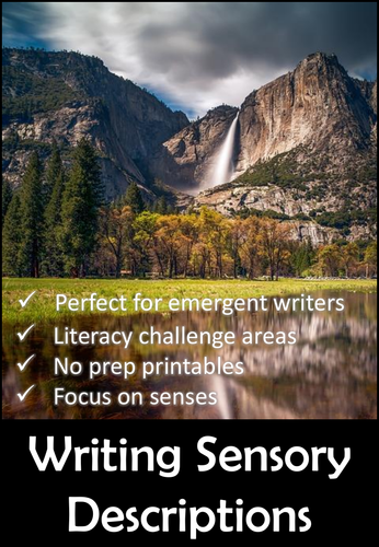 Writing Sensory Descriptions - Activity Workbook and Posters | Teaching ...