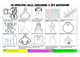 An Inspector Calls - Revision Cards by HMBenglishresources1984 ...