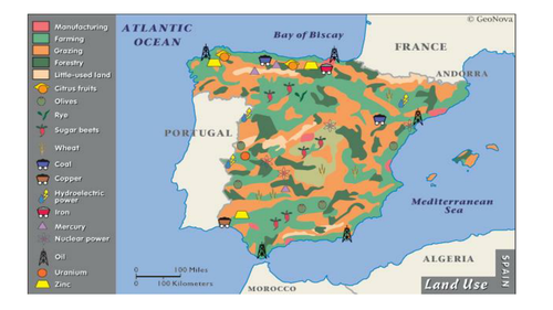 Physical and Human Geography of Spain | Teaching Resources