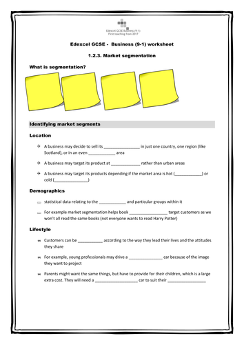 Edexcel business studies - Market Research | Teaching Resources