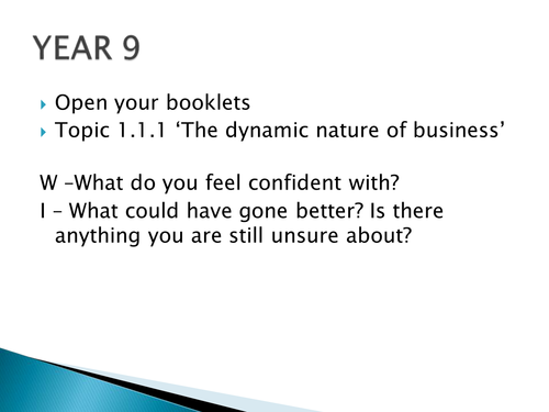 Edexcel Business Studies - Risk and reward | Teaching Resources