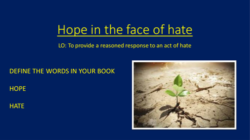 Response to Manchester attacks 2017 - hope over hate | Teaching Resources