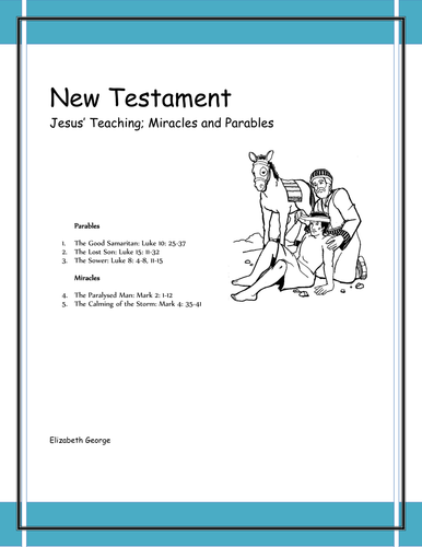 Jesus' teaching; parables and miracles | Teaching Resources