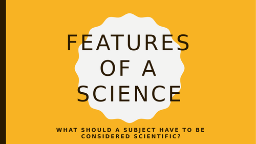 FEATURES OF SCIENCE - AQA Psychology Research Methods - Full Lesson ...