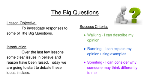 AQA New Spec GCSE RS - Design and First Cause Argument (4 Lessons ...