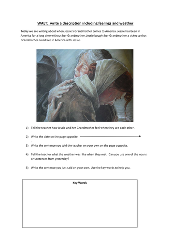 When Jessie Came Across the Sea - Describing the storm for EAL/SEN ...