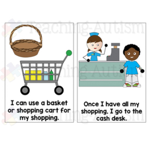 Going Shopping Social Story | Teaching Resources