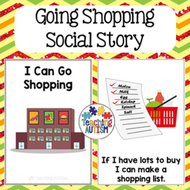 Going Shopping Social Story | Teaching Resources