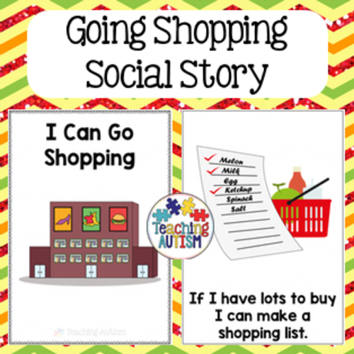 Going Shopping Social Story | Teaching Resources