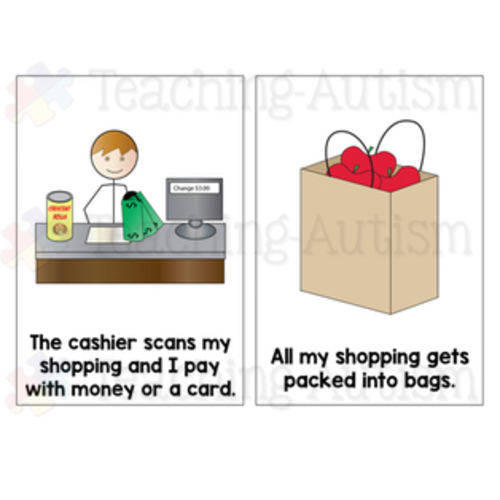 Going Shopping Social Story | Teaching Resources