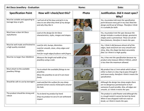 KS3 Pewter Casting Art Deco Jewellery (Full project, PPT, worksheets ...