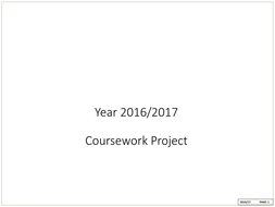 IGCSE Design Technology Coursework Guidance | Teaching Resources