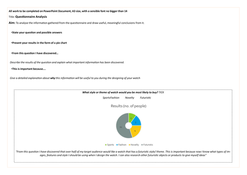 Igcse Design Technology Coursework Guidance Teaching Resources