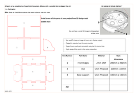 IGCSE Design Technology Coursework Guidance | Teaching Resources
