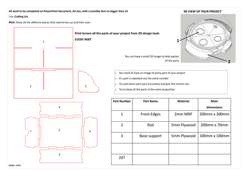 Igcse Design Technology Coursework Guidance Teaching Resources