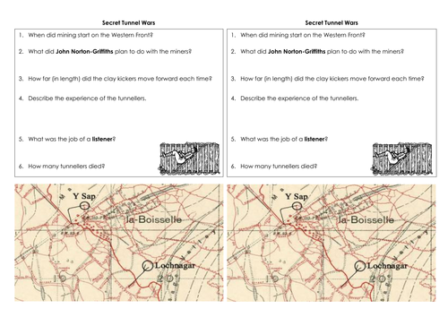 WWI Tunnelling | Teaching Resources