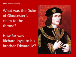 Reign of Richard III | Teaching Resources