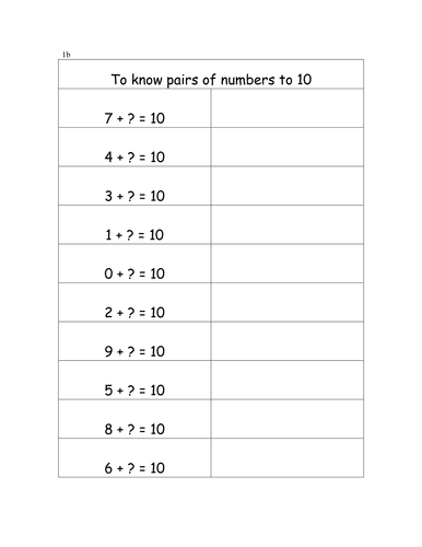 Mental Maths Set 1B | Teaching Resources