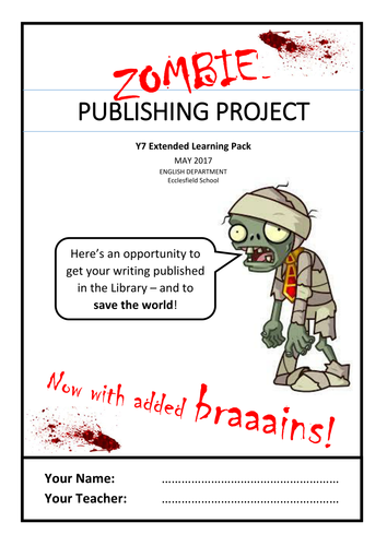 KS3 Zombies Literacy Booklet | Teaching Resources