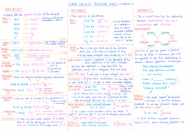 IB Maths SL - Topic 6 Calculus - Notes | Teaching Resources