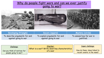 Is war justified? | Teaching Resources