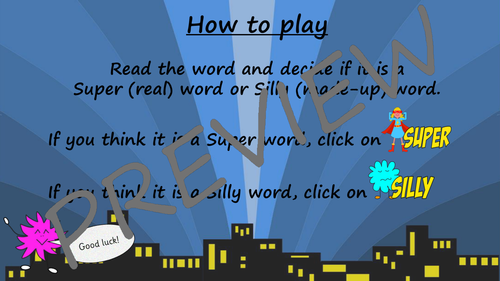 Super Silly Words Phonics PACK - Phonics Screen Preparation Aid ...