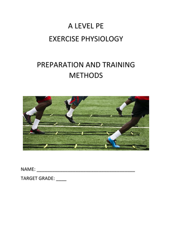 AS Level PE OCR - 1.2b Preparation and Training Methods unit of work ...