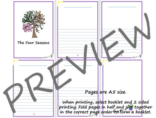 Changes across the Four Seasons Writing PACK | Teaching Resources