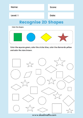 2D Shapes Year 1 | Teaching Resources